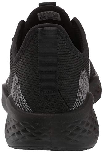 adidas Men's Fluidflow 2.0 Trail Running Shoe, Black/Grey/Black, 11