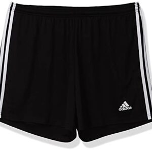 adidas womens Squadra 21 Shorts, Black/White, Medium US