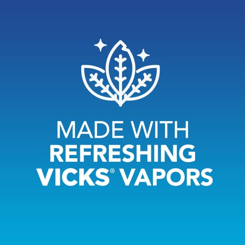 VapoInhaler, On-the-Go Portable Nasal Inhaler, Non-Medicated, With Refreshing Vicks Vapors, Menthol Scent, 3 Scented Sticks