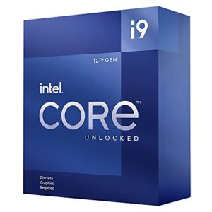 intel core i9-12900kf desktop processor 16 (8p+8e) cores up to 5.2 ghz unlocked  lga1700 600 series chipset 125w