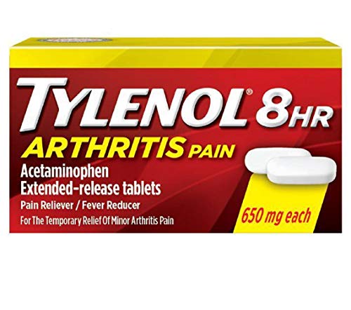 Tylenol 8 Hour Arthritis Pain 650 Milligrams 100 Count Bottles (Pack of 2)