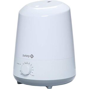 safety 1st stay clean humidifier, ultrasonic mist, one gallon easy to fill tank, led light, and filter free