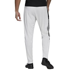 adidas Men's Tiro Track Pants, White/Black, Medium