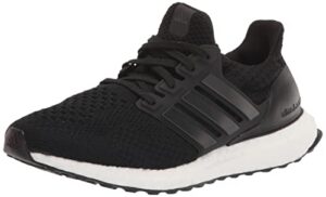 adidas men’s ultraboost 5.0 alphaskin running shoe, black/black/beam green, 9.5