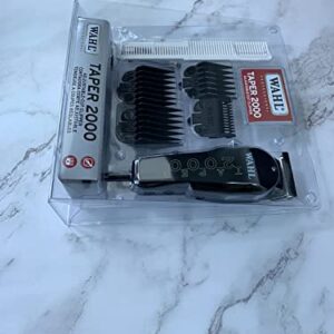 Wahl Professional Taper 2000 Adjustable Cut Clipper #8472-700 – Assorted Color Blade Attachments