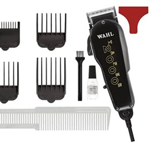 Wahl Professional Taper 2000 Adjustable Cut Clipper #8472-700 – Assorted Color Blade Attachments