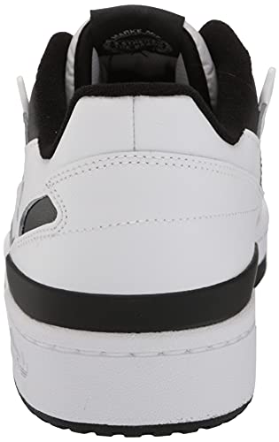 adidas Originals Men's Forum Low Sneaker, White/White/Black, 10.5