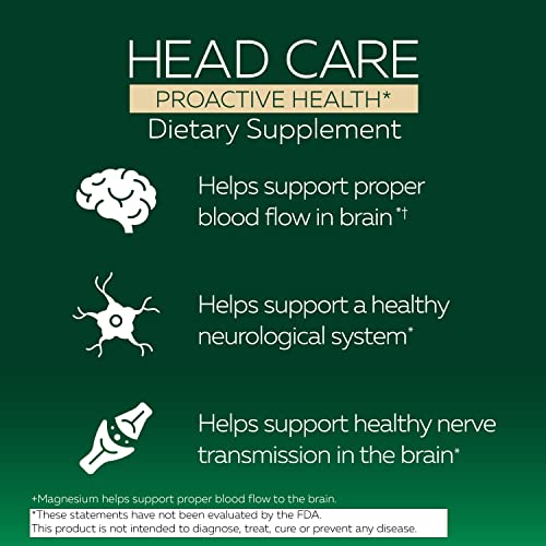 Head Care Proactive Health From Excedrin Dietary Supplement to Support Head Health and Comfort Daily - 110 Count