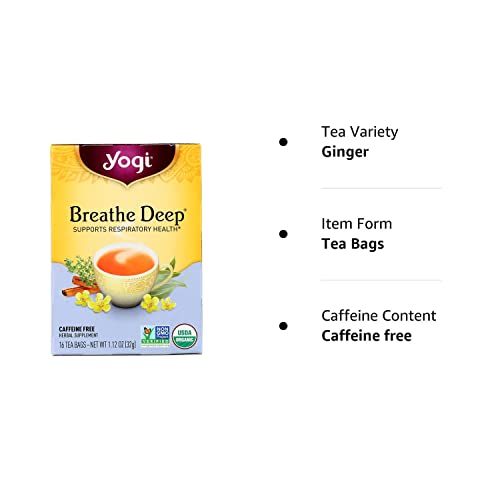 Yogi Tea, Breathe Deep, 16 Count