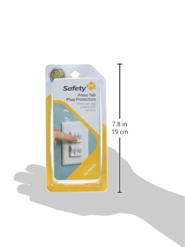 Safety 1st Press Tab Plug Protectors 36 Count (Pack of 1)