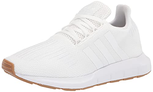 adidas Originals Men's Swift Running Shoe, White/White/Gum, 11