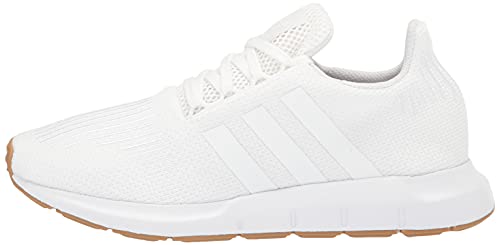 adidas Originals Men's Swift Running Shoe, White/White/Gum, 11