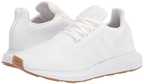 adidas Originals Men's Swift Running Shoe, White/White/Gum, 11