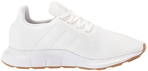 adidas Originals Men's Swift Running Shoe, White/White/Gum, 11