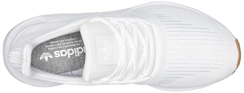 adidas Originals Men's Swift Running Shoe, White/White/Gum, 11