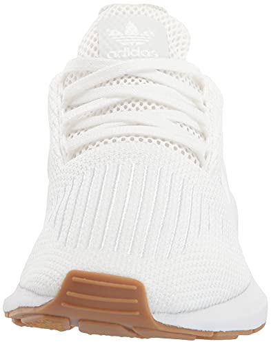 adidas Originals Men's Swift Running Shoe, White/White/Gum, 11