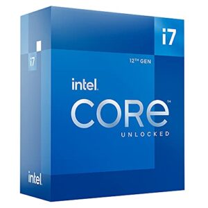 Intel Core i7-12700K Desktop Processor 12 (8P+4E) Cores up to 5.0 GHz Unlocked  LGA1700 600 Series Chipset 125W