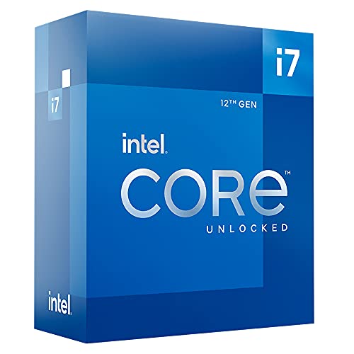 Intel Core i7-12700K Desktop Processor 12 (8P+4E) Cores up to 5.0 GHz Unlocked  LGA1700 600 Series Chipset 125W