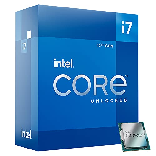 Intel Core i7-12700K Desktop Processor 12 (8P+4E) Cores up to 5.0 GHz Unlocked  LGA1700 600 Series Chipset 125W