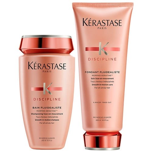 KERASTASE Discipline Bain Fluidealiste And Fondant Fluidealiste, 2 Count