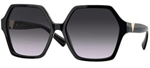 valentino v logo va 4088 black/grey shaded 58/16/140 women sunglasses