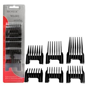 wahl professional detachable clipper cutting guide set – 6 piece set fits wahl: chromstyle pro. sterling: li+pro, big mag clipper – – model 41881-7430