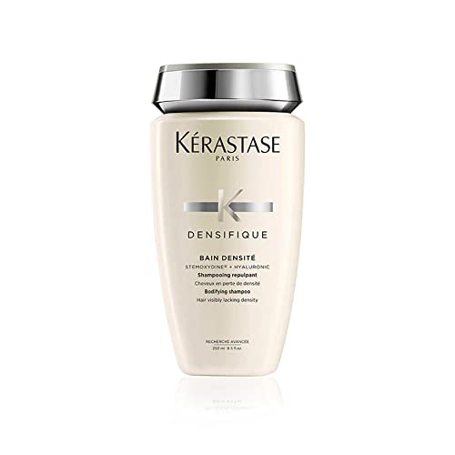 KERASTASE Densifique Densité Shampoo | Thickening & Strengthening Shampoo | Removes Build-Up & Adds Shine | With Hyaluronic Acid | For Fine, Thin & Thinning Hair | 8.5 Fl Oz