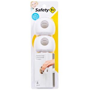 safety 1st parent grip door knob covers, white, one size,4 count (pack of 1) (hs3260600)