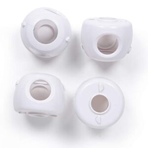 Safety 1st Parent Grip Door Knob Covers, White, One Size,4 Count (Pack of 1) (HS3260600)