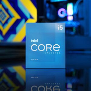 Intel® Core™ i5-11600K Desktop Processor 6 Cores up to 4.9 GHz Unlocked LGA1200 (Intel® 500 Series & Select 400 Series Chipset) 125W