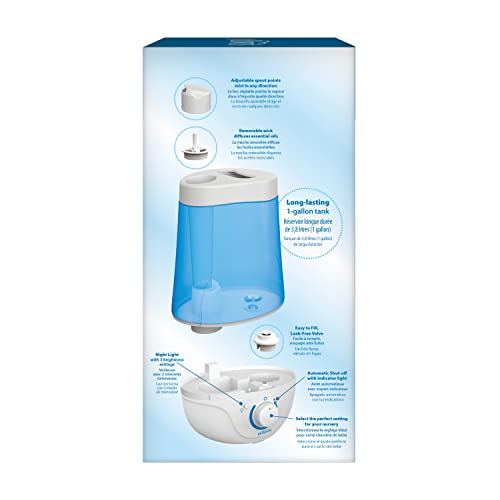 Dr. Brown’s™ Ultrasonic Cool Mist Humidifier with Nightlight (Pack of 2)