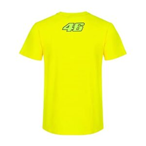 VR 46 Men's Standard Short Sleeve, Yellow, L