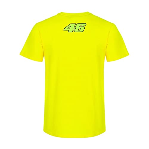 VR 46 Men's Standard Short Sleeve, Yellow, L