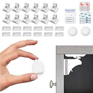 eco-baby child safety magnetic cabinet and drawer locks for proofing kitchen 12 pack child latches