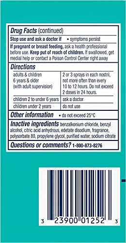 Vicks Sinex Severe Nasal Spray 0.50 oz( Pack of 3)