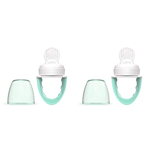 Dr. Brown's Designed to Nourish, Fresh Firsts Silicone Feeder, Mint, One Size (Pack of 2)