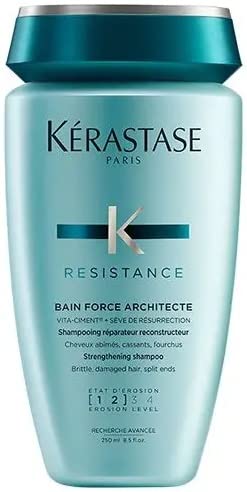 KERASTASE, Resistance Bain Force Architecte Reconstructing Shampoo Ounce, Tan, 8.5 Fl Oz