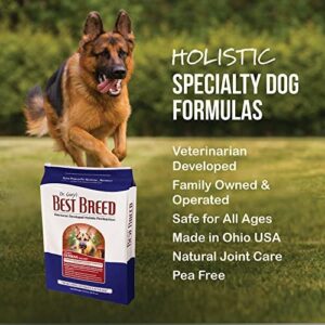 Best Breed Dr. Gary's German Dog Diet Made in USA [Natural Dry Dog Food] - 28lbs, Dark Brown, Medium