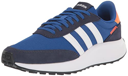 adidas Men's 70s Running Shoe, Team Royal Blue/White/Impact Orange, 13