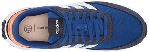 adidas Men's 70s Running Shoe, Team Royal Blue/White/Impact Orange, 13