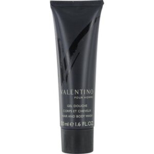 valentino v by valentino hair and body wash 1.6 oz for men