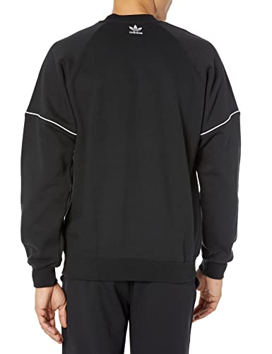 adidas Originals Men's Rekive Crew, Black, Medium