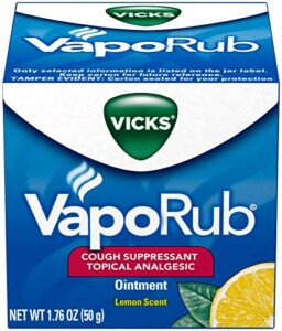 vicks vaporub topical cough suppressant ointment – 1.76 oz