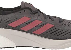 adidas Women's Supernova 2 Running Shoe, Grey/Wonder Red/Black, 9