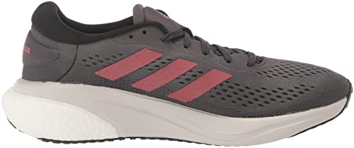 adidas Women's Supernova 2 Running Shoe, Grey/Wonder Red/Black, 9