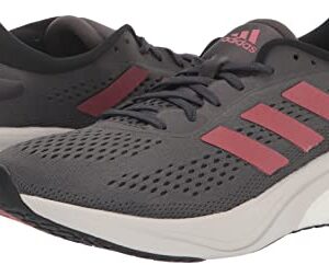 adidas Women's Supernova 2 Running Shoe, Grey/Wonder Red/Black, 9