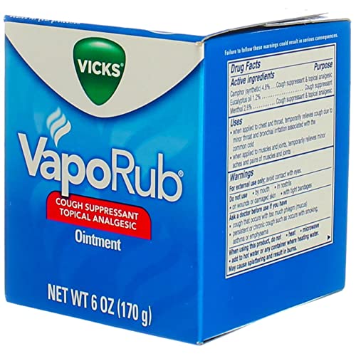 Vick's VapoRub Ointment, 6 oz (5 Pack)