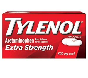 product of tylenol extra strength, pain/fever reducer caplets, count 1 – headache/pain relief / grab varieties & flavors