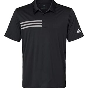 adidas Mens 3-Stripes Chest Sport Shirt (A324) -Collegiate -L