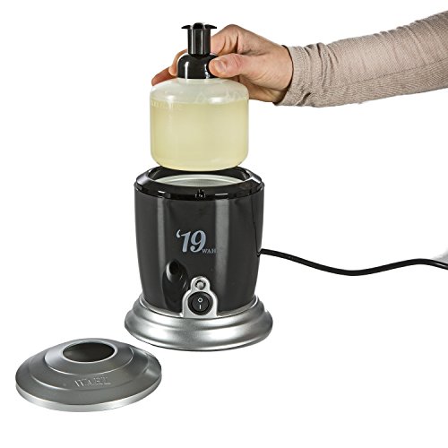 Wahl Professional 5 Star Series '19 Hot Lather Machine, Professional Barber Quality Dispenser with Internal Liquid Pump, Bottle, Additional Bonus Liquid Pump, and 12 oz. Bottle of Pre-Mixed Liquid Lather - Model 68908